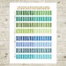Half Checklist Stripes Planner Stickers Checklist Printable - Etsy