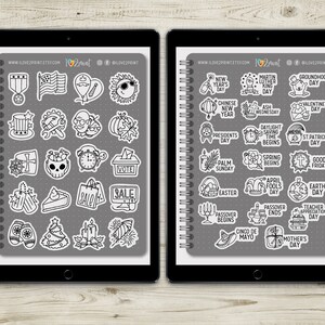 USA Holidays Goodnotes Sticker Book Holidays Digital - Etsy