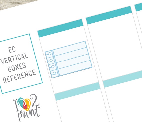 Printable Planner Sticker Pastel Colors Hand-drawn Notes Half Box ...