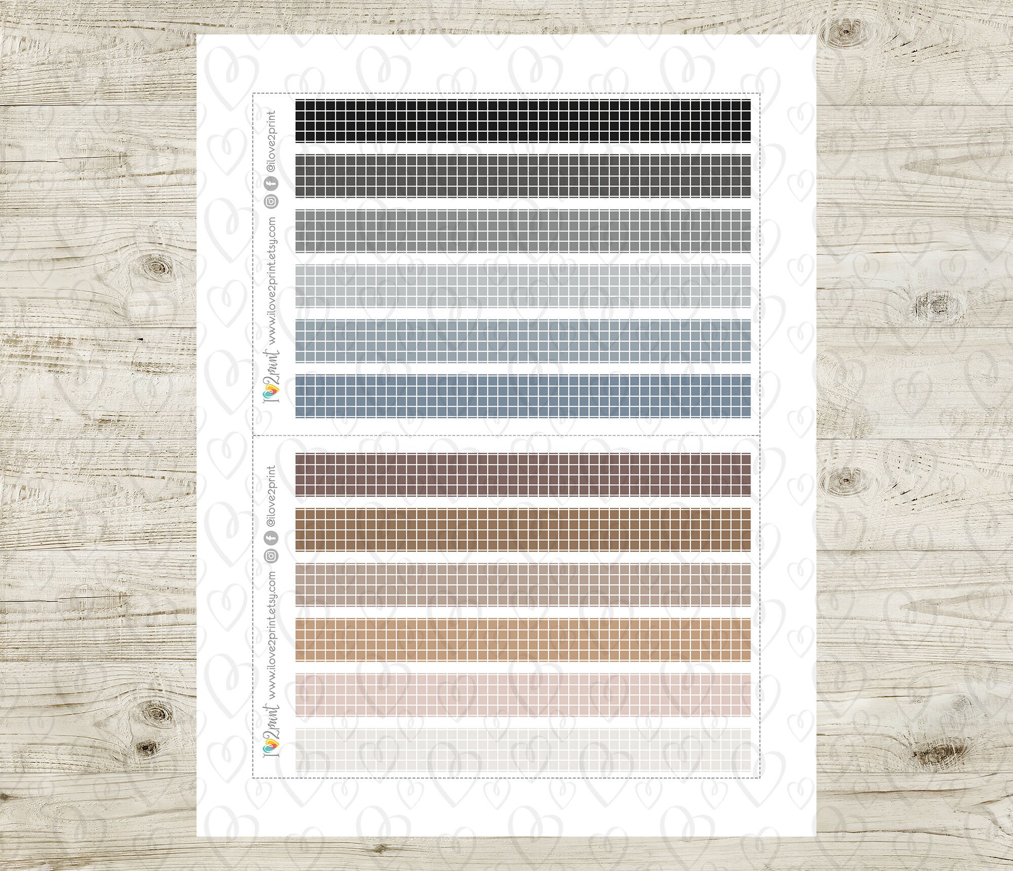 White Grid Washi Tape Planner Stickers Grid Washi Strips - Etsy