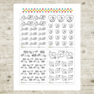 Planner Girl Blood Pressure Planner Stickers, Printable Stickers ...