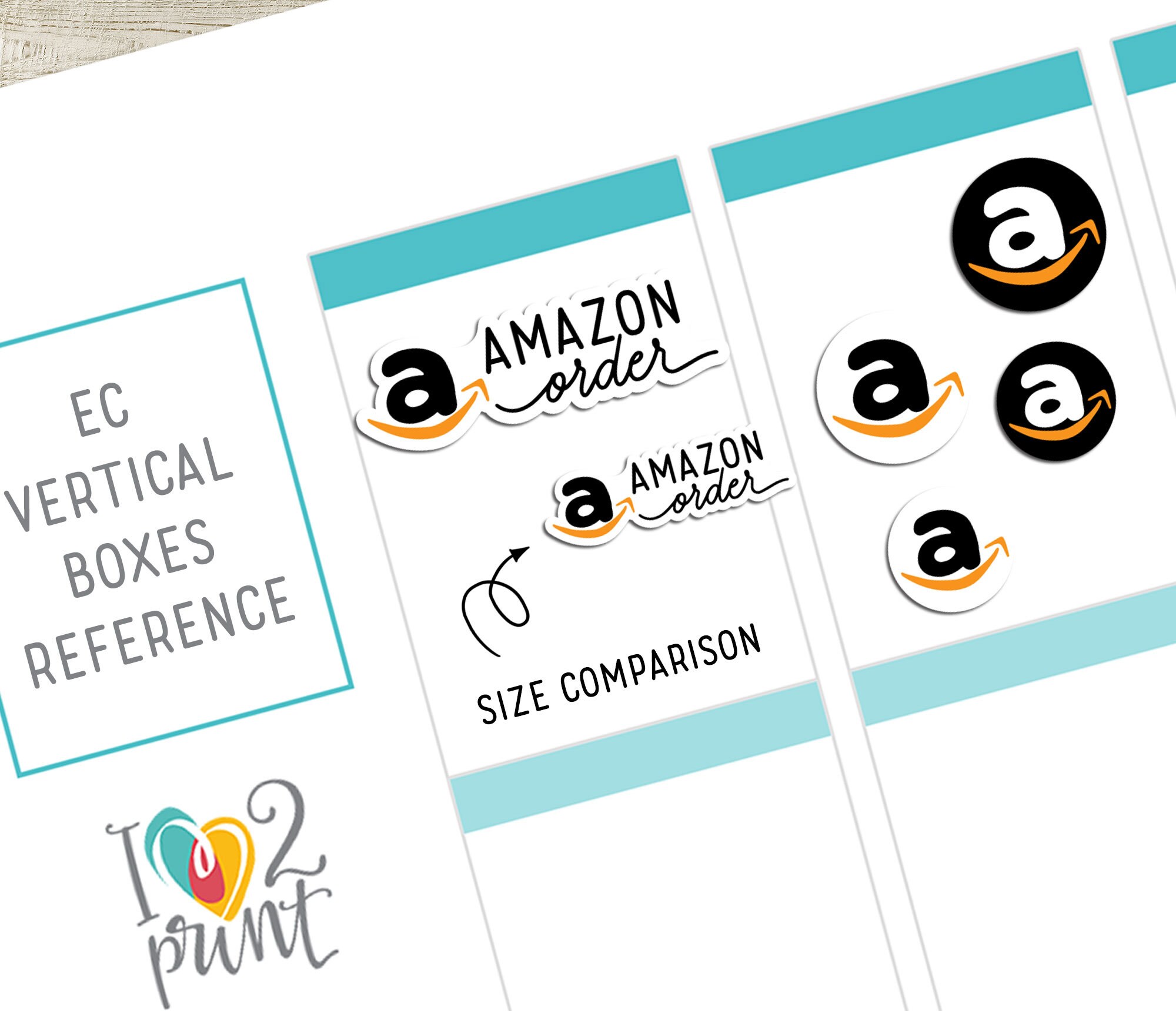 Amzon Order Planner Stickers Amzon Delivery Hand-lettered / - Etsy