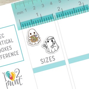 Hauntie the Ghost Daily Life SET 1 Planner Stickers, Printable Stickers ...