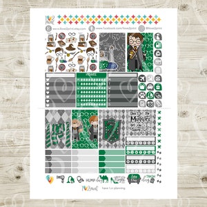 Wizard School IV Weekly Printable Planner Stickers, Happy Planner ...