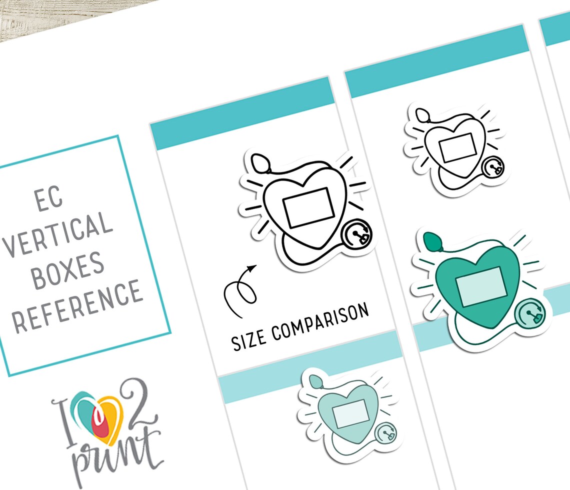 Blood Pressure Planner Stickers Bold Colors Blood Pressure - Etsy