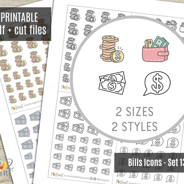 Money Planner Stickers - Etsy