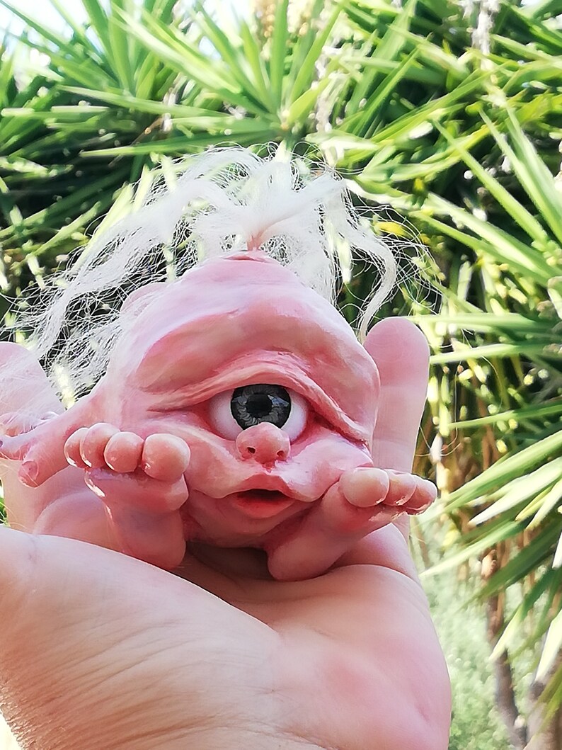 Cyclops Baby Made of Polymer Clay, Ooak Handmade - Etsy