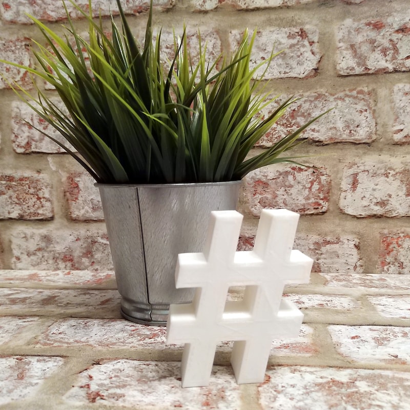 Hashtag Print - Etsy