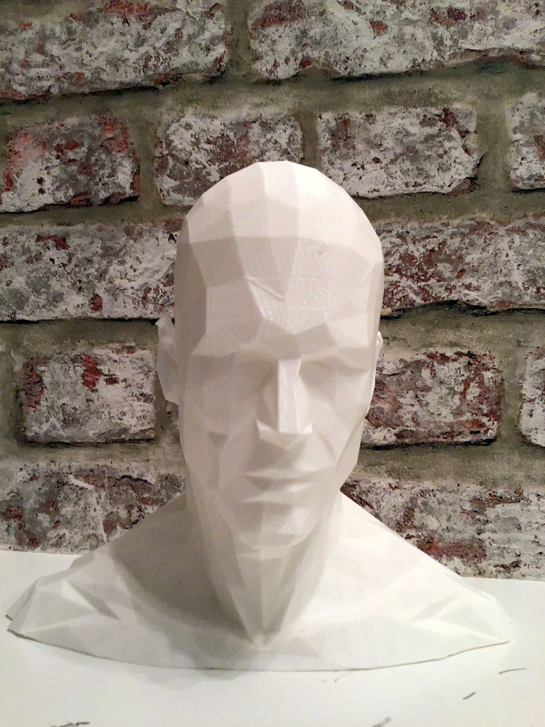 Low Poly Face 3D Print 3D Printed Face Abstract Male Bust - Etsy UK