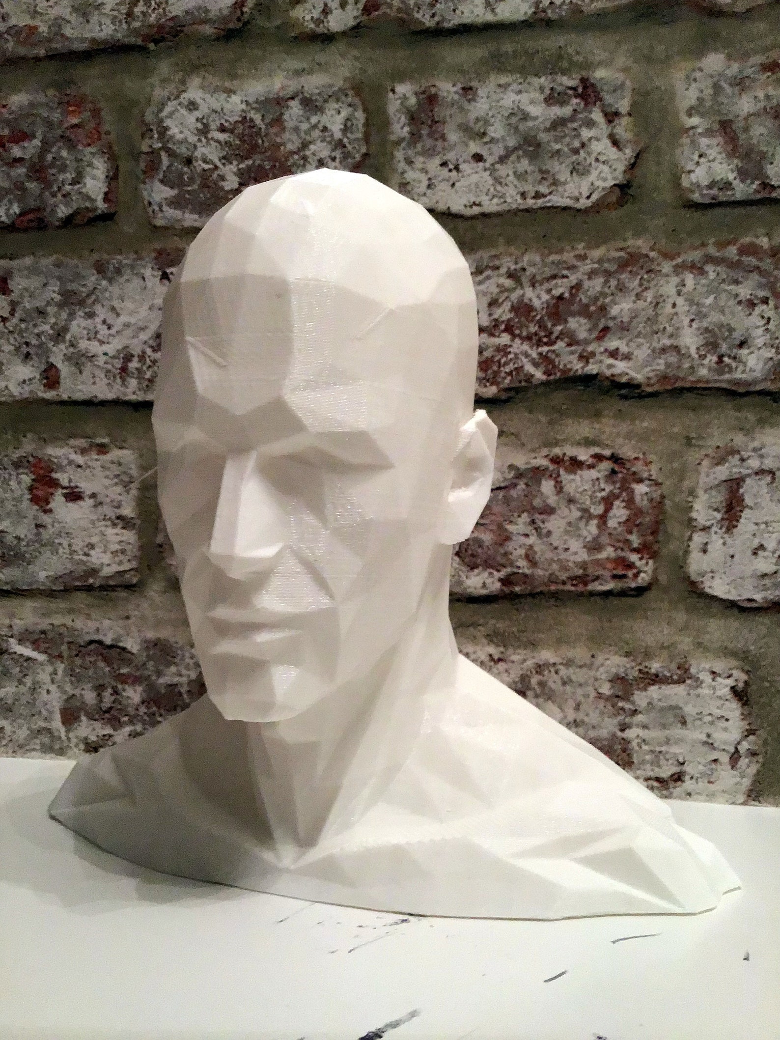 Impression 3D Low Poly Face visage imprimé en 3D buste - Etsy France
