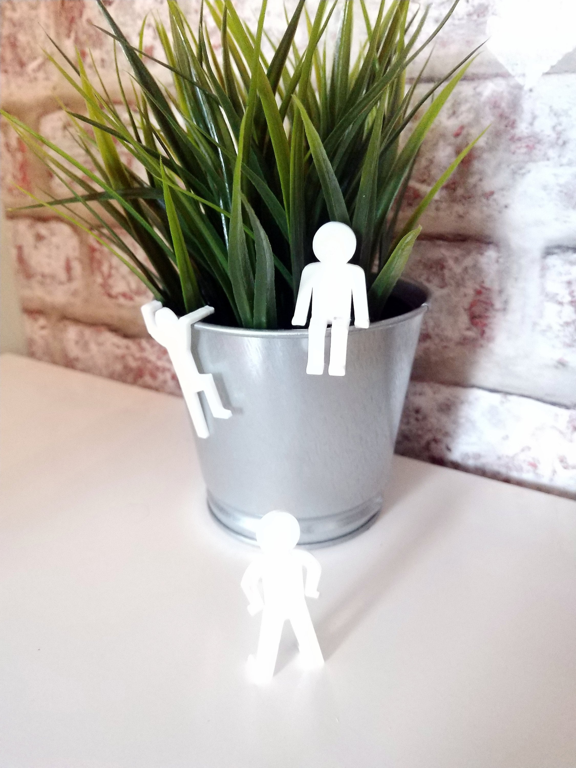 Stick Men figures 3D printed Stick Men fun desk ornaments 3 | Etsy