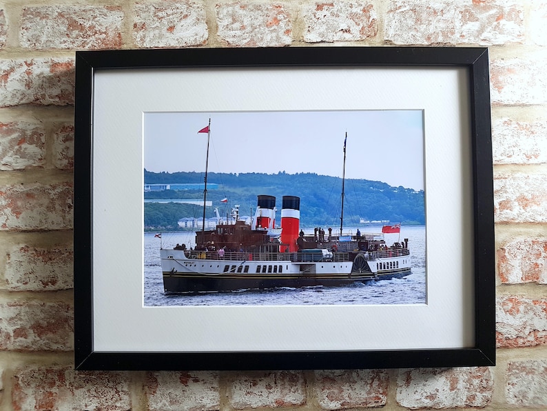 Waverley Paddle Steamer Framed Print The waverley on the | Etsy