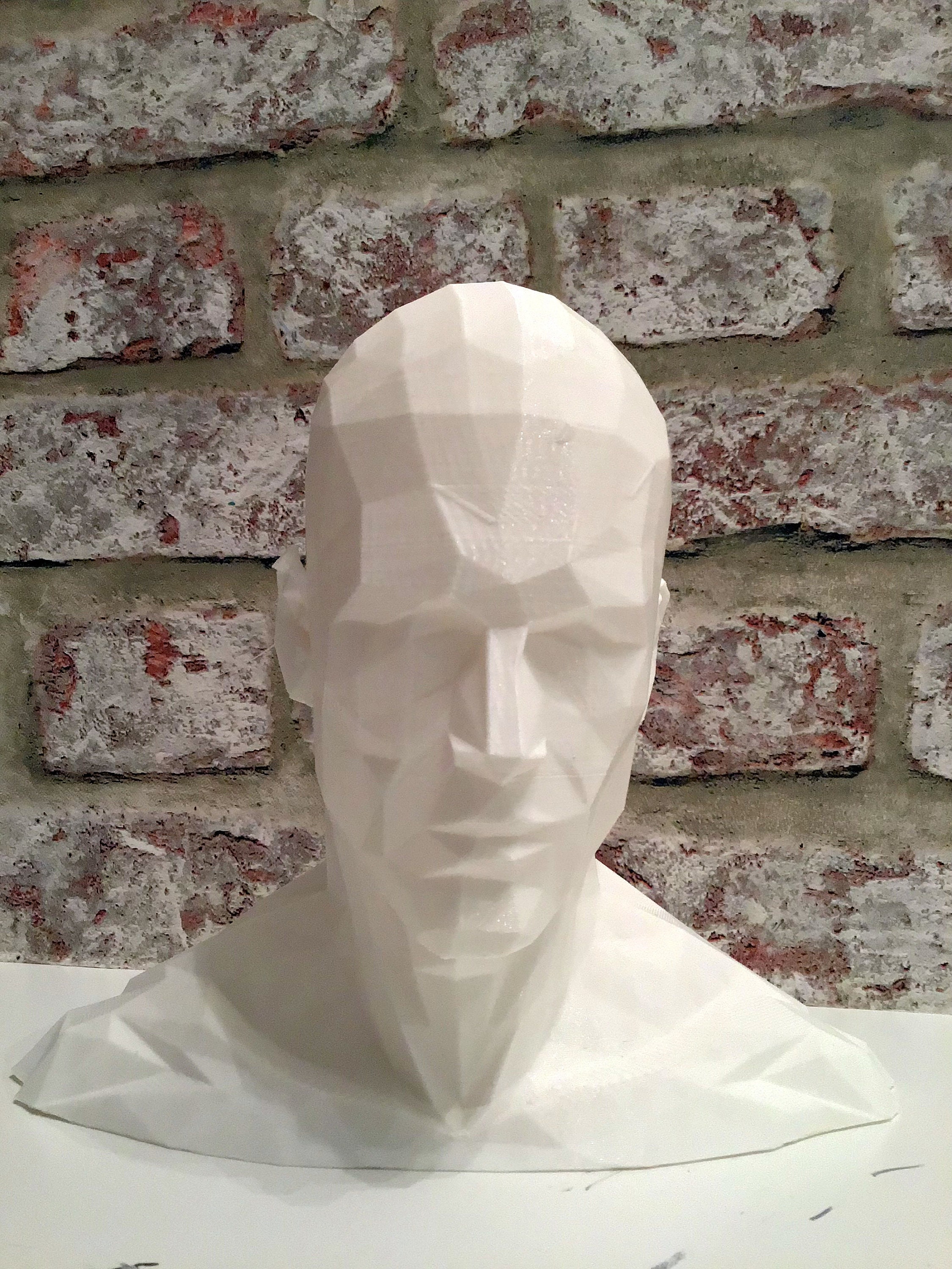 Low Poly Face 3D Print 3D Printed Face Abstract Male Bust - Etsy UK