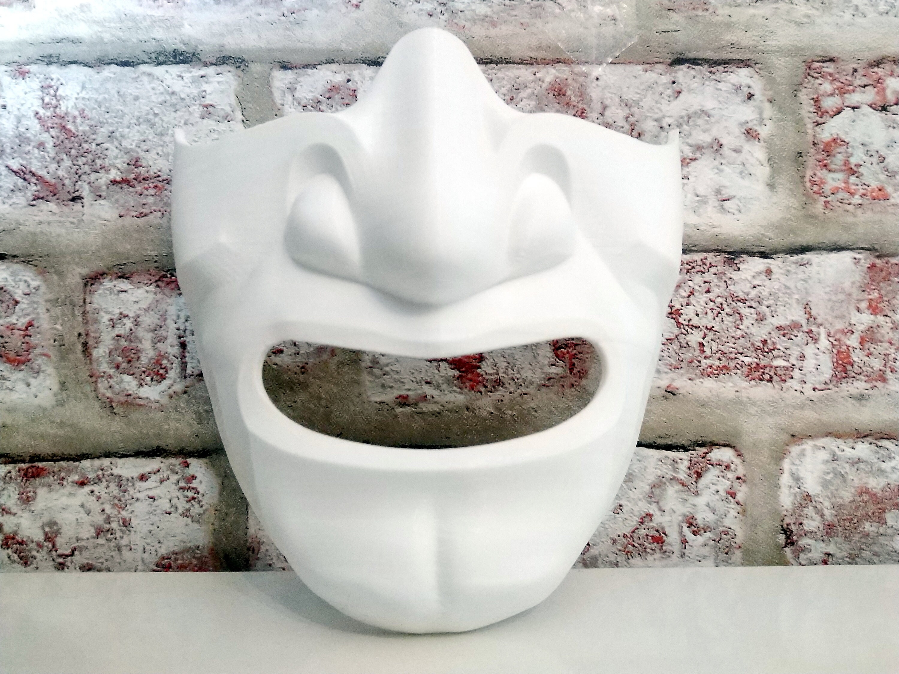 3D Printed Samurai Mask: Japanese Menpo Cosplay, Masquerade Ball - Etsy