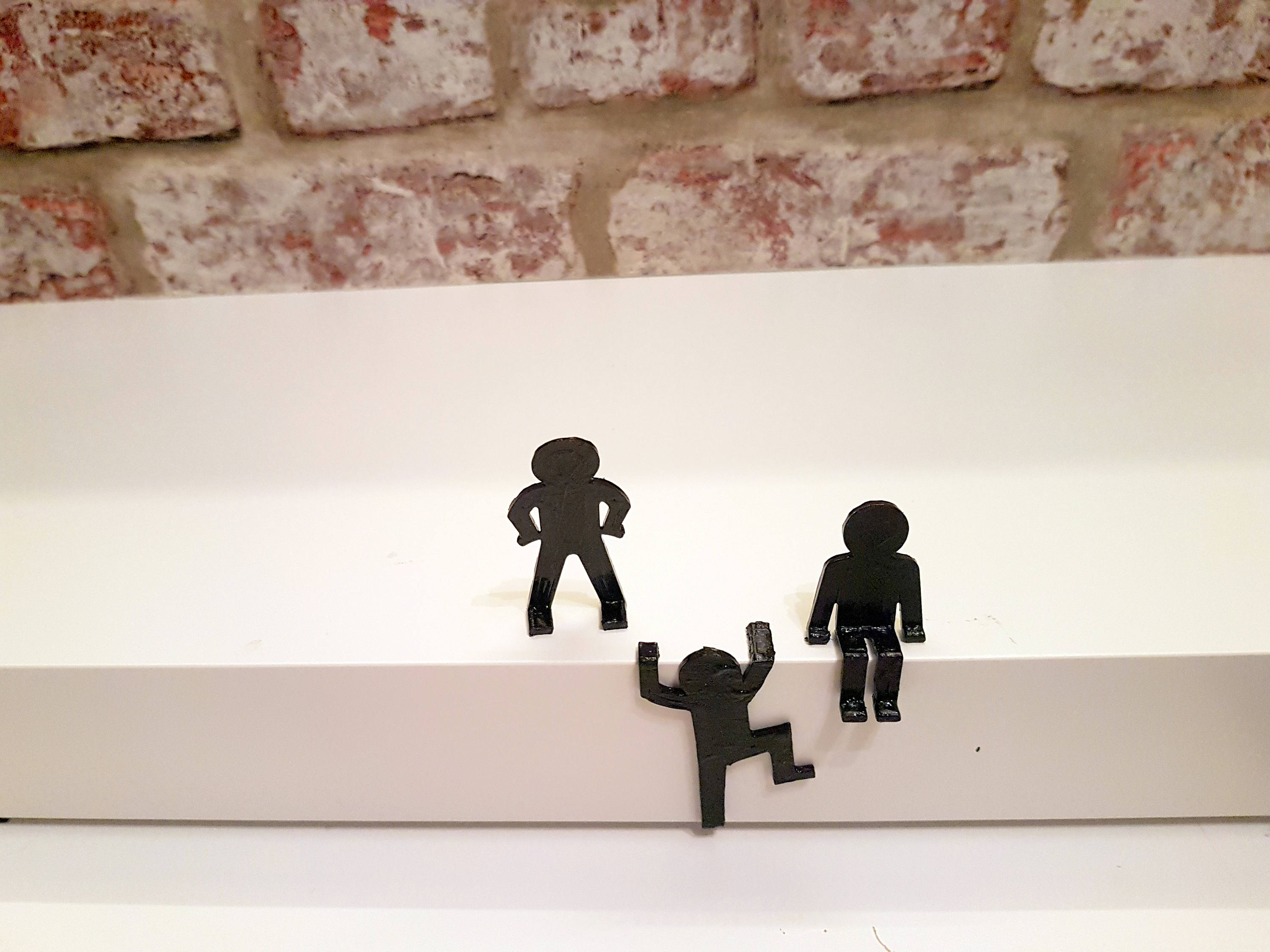 Stick Men figures 3D printed Stick Men fun desk ornaments 3 | Etsy