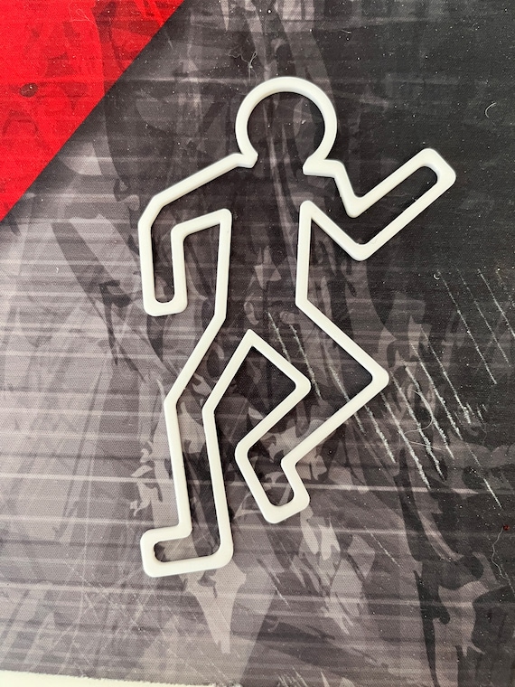 3D Printed Book Mark Crime Scene Book Mark - Etsy