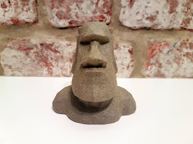 Moai Desk Tidy Pencil Pot Air Plant Holder Moai Planter - Etsy UK