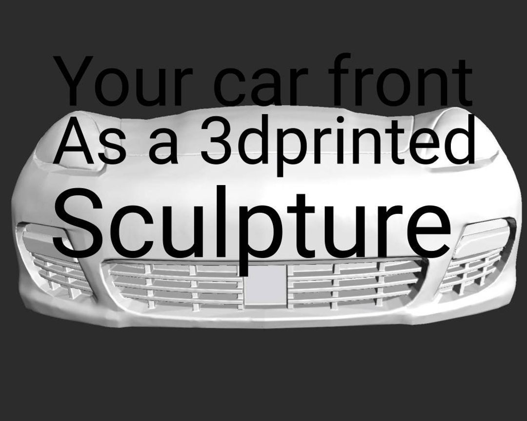 Custom 3D Printed Car Sculpture: Personalized Garage Decor - Etsy