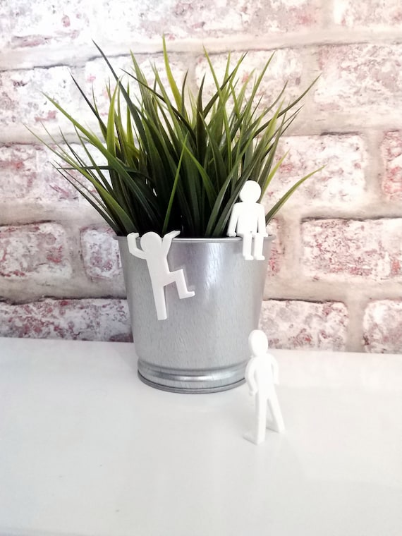 Stick Men figures 3D printed Stick Men fun desk ornaments 3 | Etsy