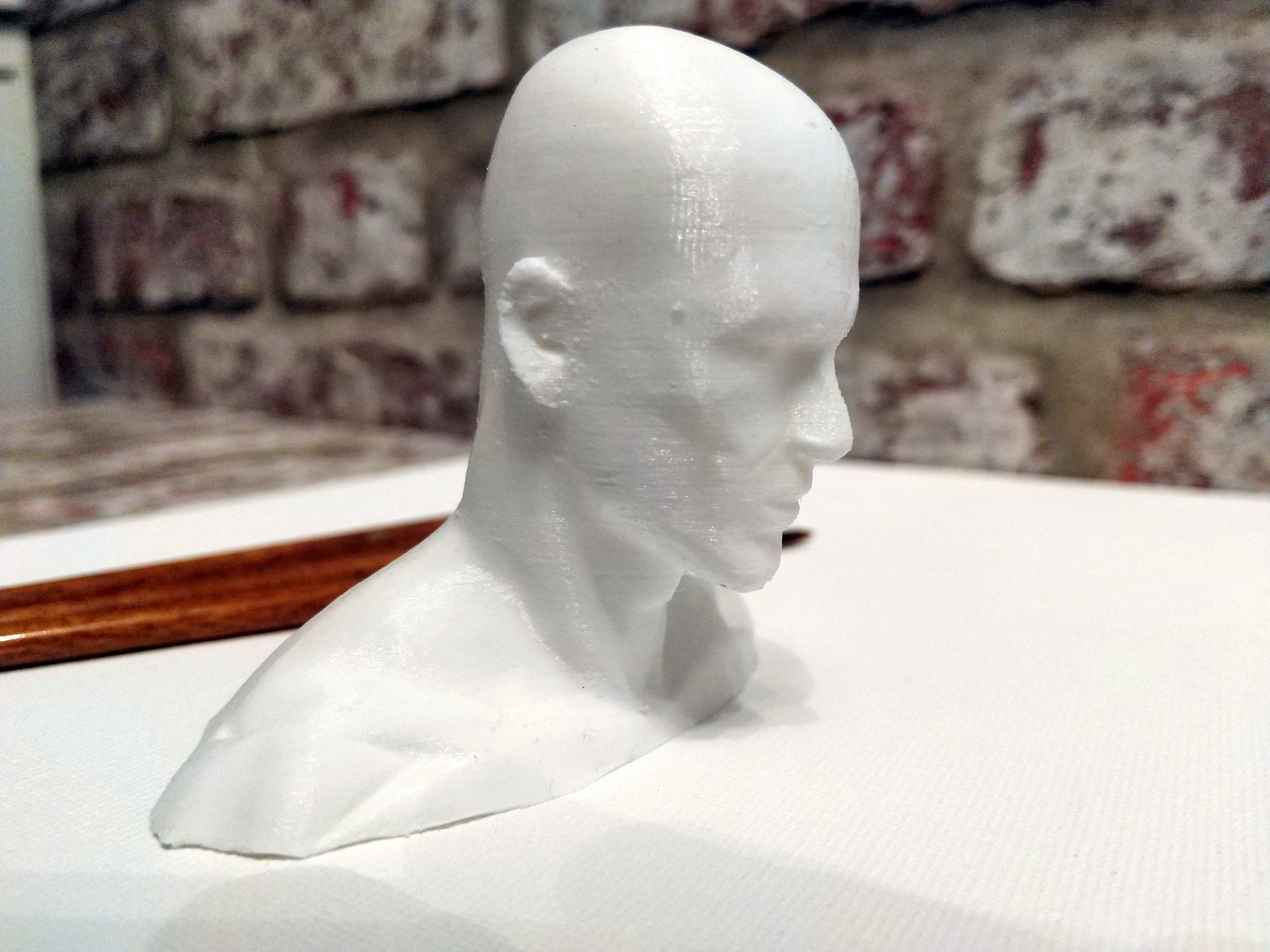 Human Face Male and Female Artist Sculpture 3D Printed Model | Etsy UK