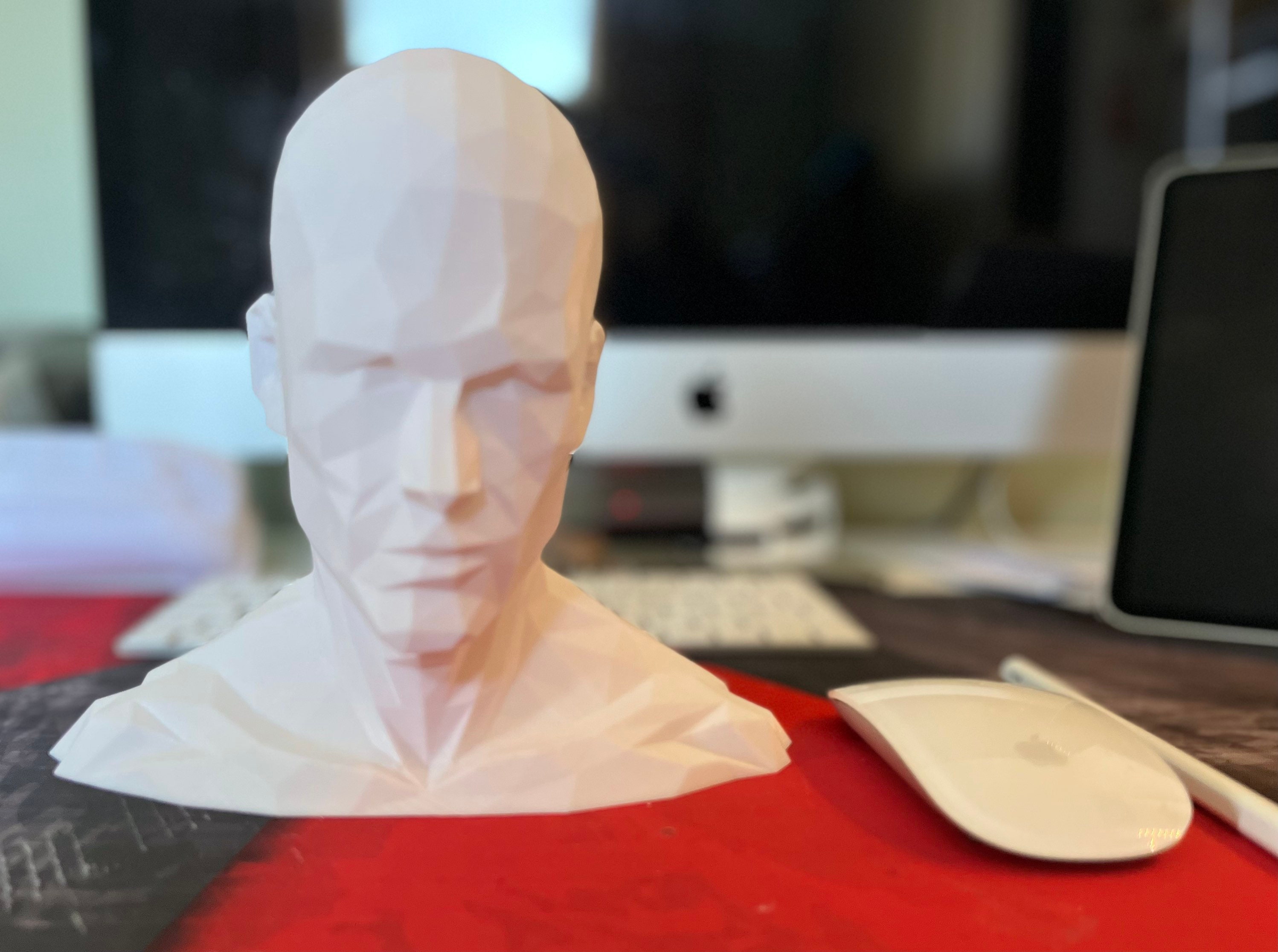 Low Poly Face 3D Print 3D Printed Face Abstract Male Bust - Etsy UK
