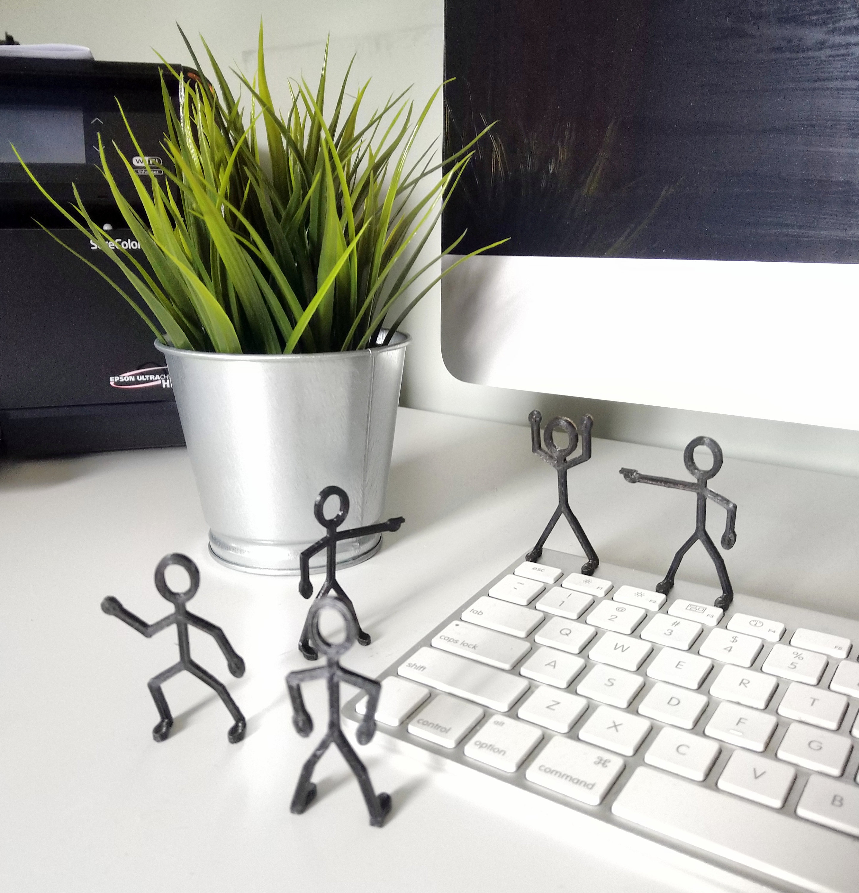 3D printed Stickmen gang Pencil Doodle Men Stickman | Etsy