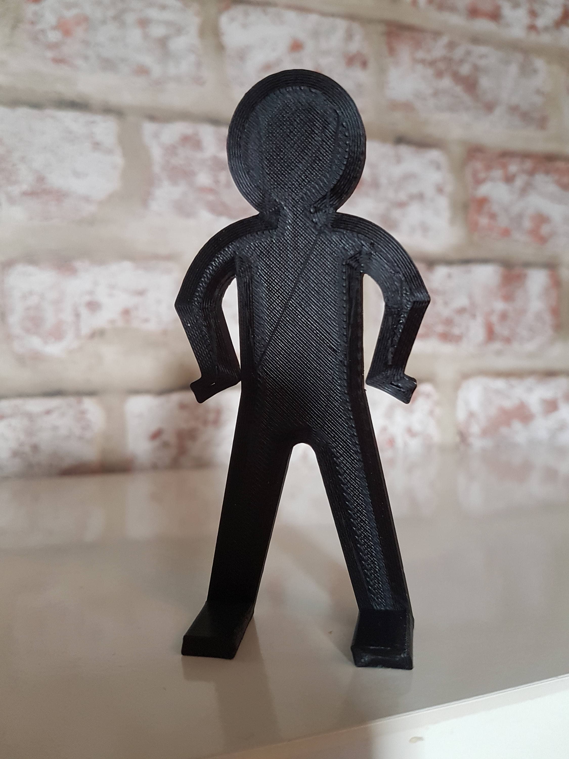Giant Stickman 3D Printed Stick Man Fun Desk Ornament Stick - Etsy UK
