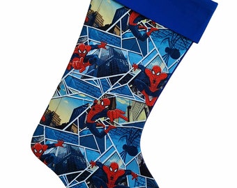 Spider Man Stocking - Etsy