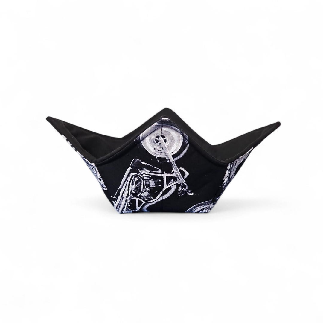Motorcycle Quilted Bowl Cozy – Microwave Safe Cotton Holder - Etsy
