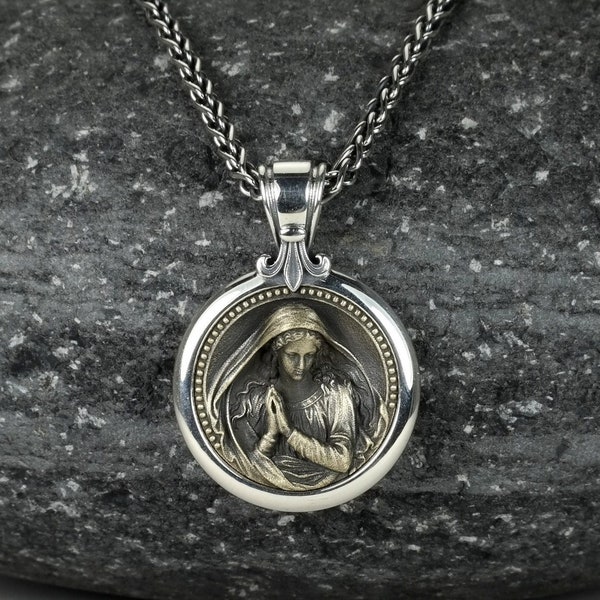 Virgin Mary Icon - Etsy