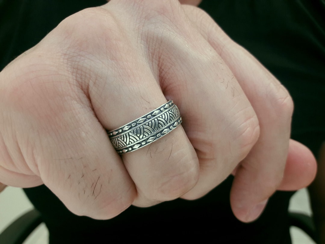 Samoan, Maori, Polynesian, Tribal, Band, Men, Solid, Sterling, Silver ...