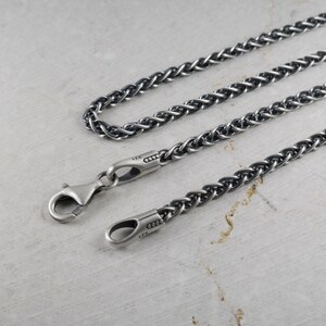 Hercules Round Pendant, Heracles Necklace With Braided Wheat Chain ...