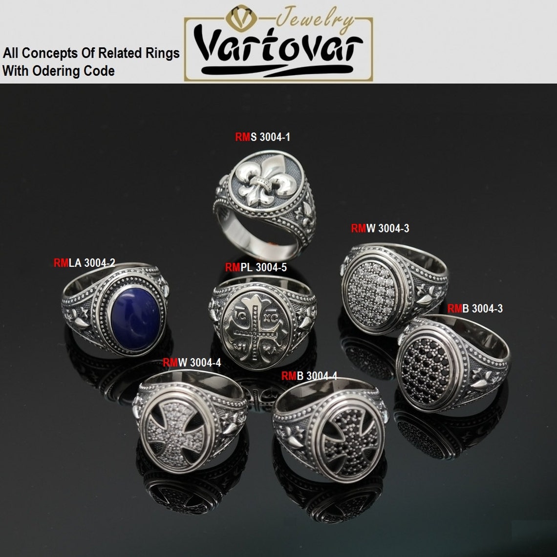Chevalier Man Ring Silver Man Ring Knight Ring Oval Man - Etsy