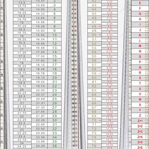 Ring Size Guide, How to Find Your, Her, His, Finger Size, US, UK, EU ...