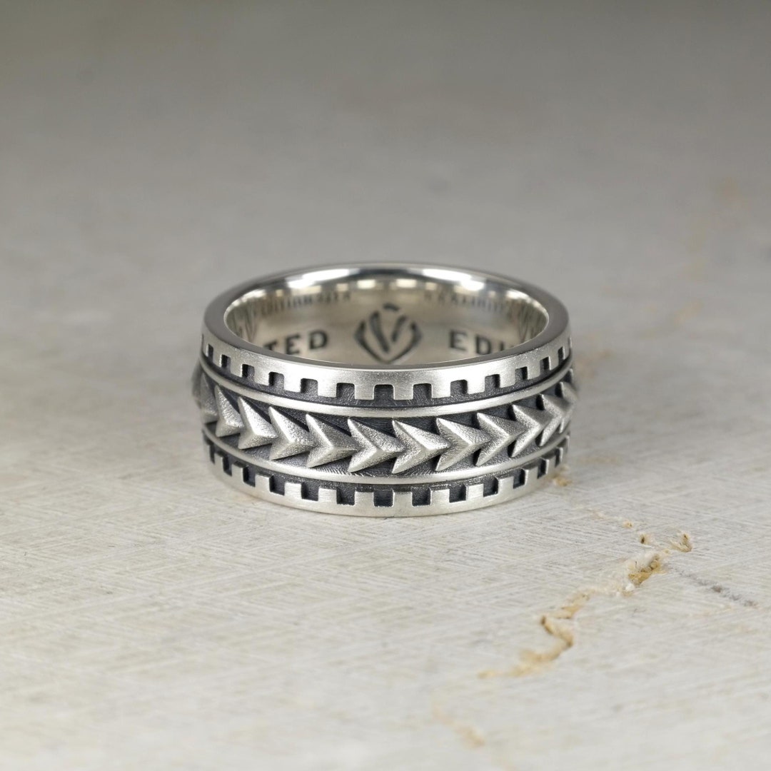 Samoan, Arrow, Maori, Polynesian, Tribal, Band, Solid, Sterling Silver ...