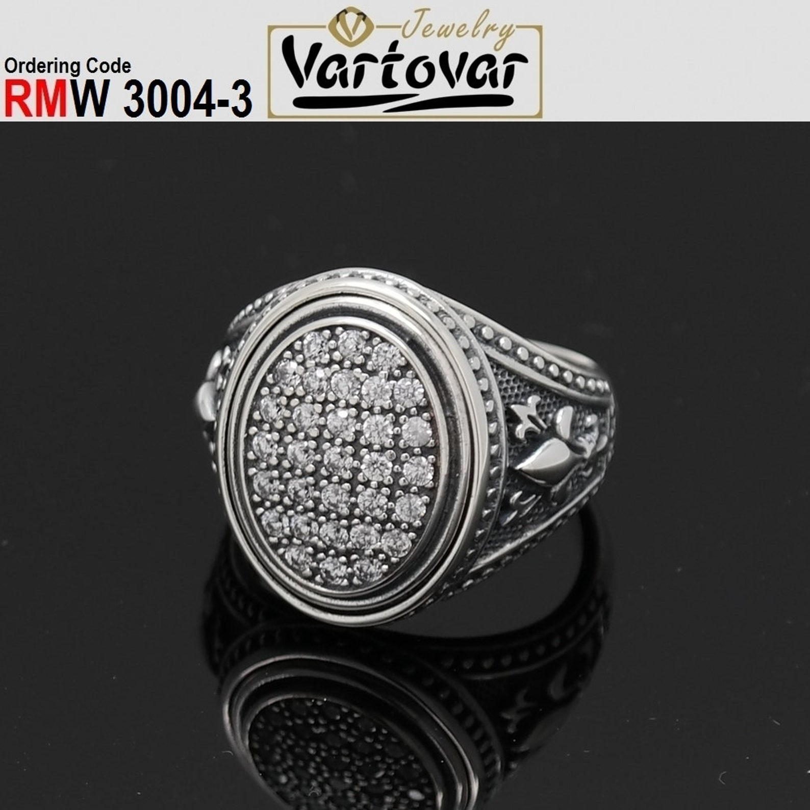 Chevalier Man Ring Silver Man Ring Knight Ring Oval Man - Etsy