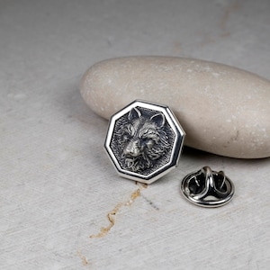 Wolf Head Ring With Gothic Design, Alpha Majestic Comfort Fit Signet ...