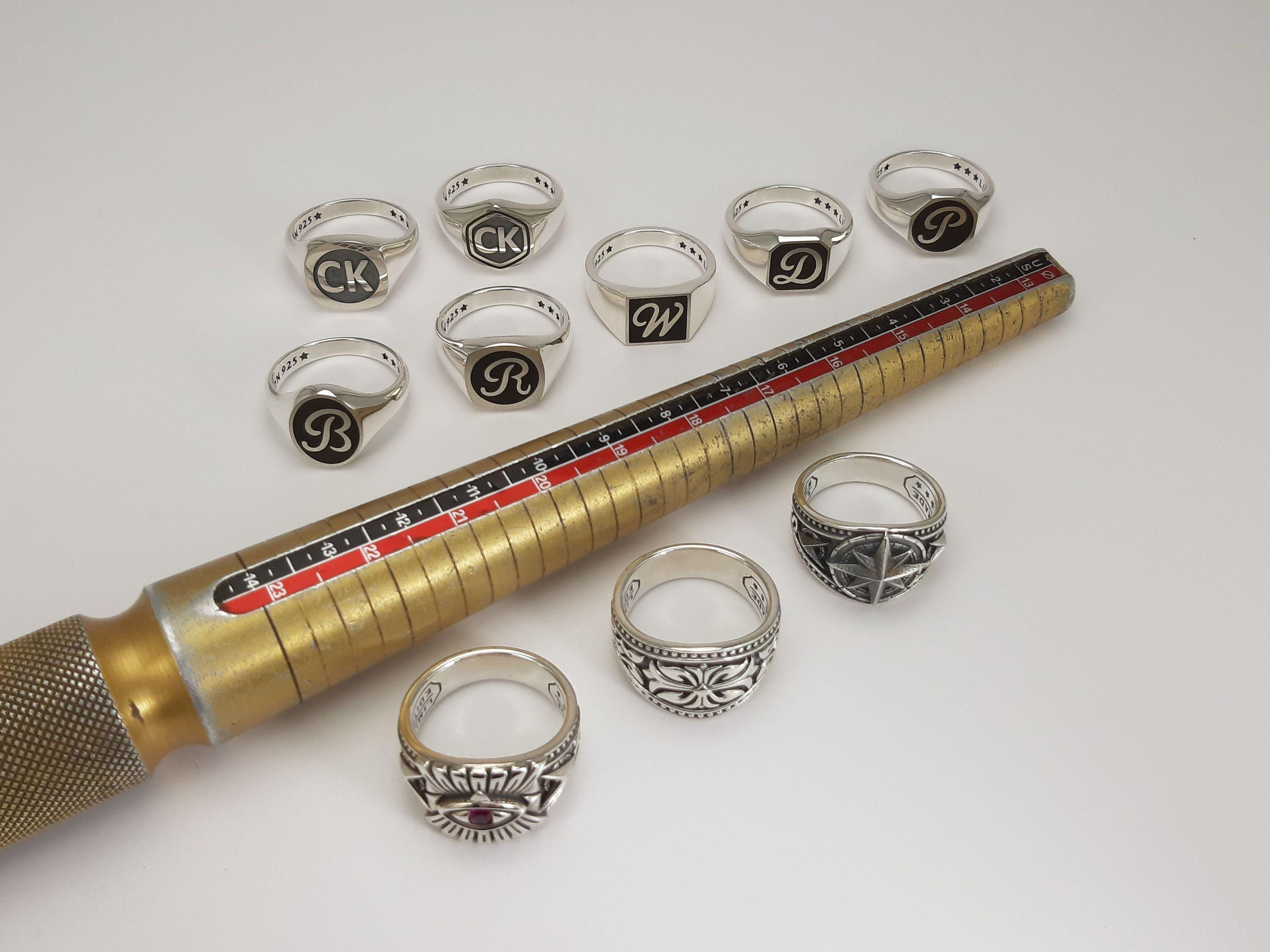 Ring Size Guide, How to Find Your, Her, His, Finger Size, US, UK, EU ...
