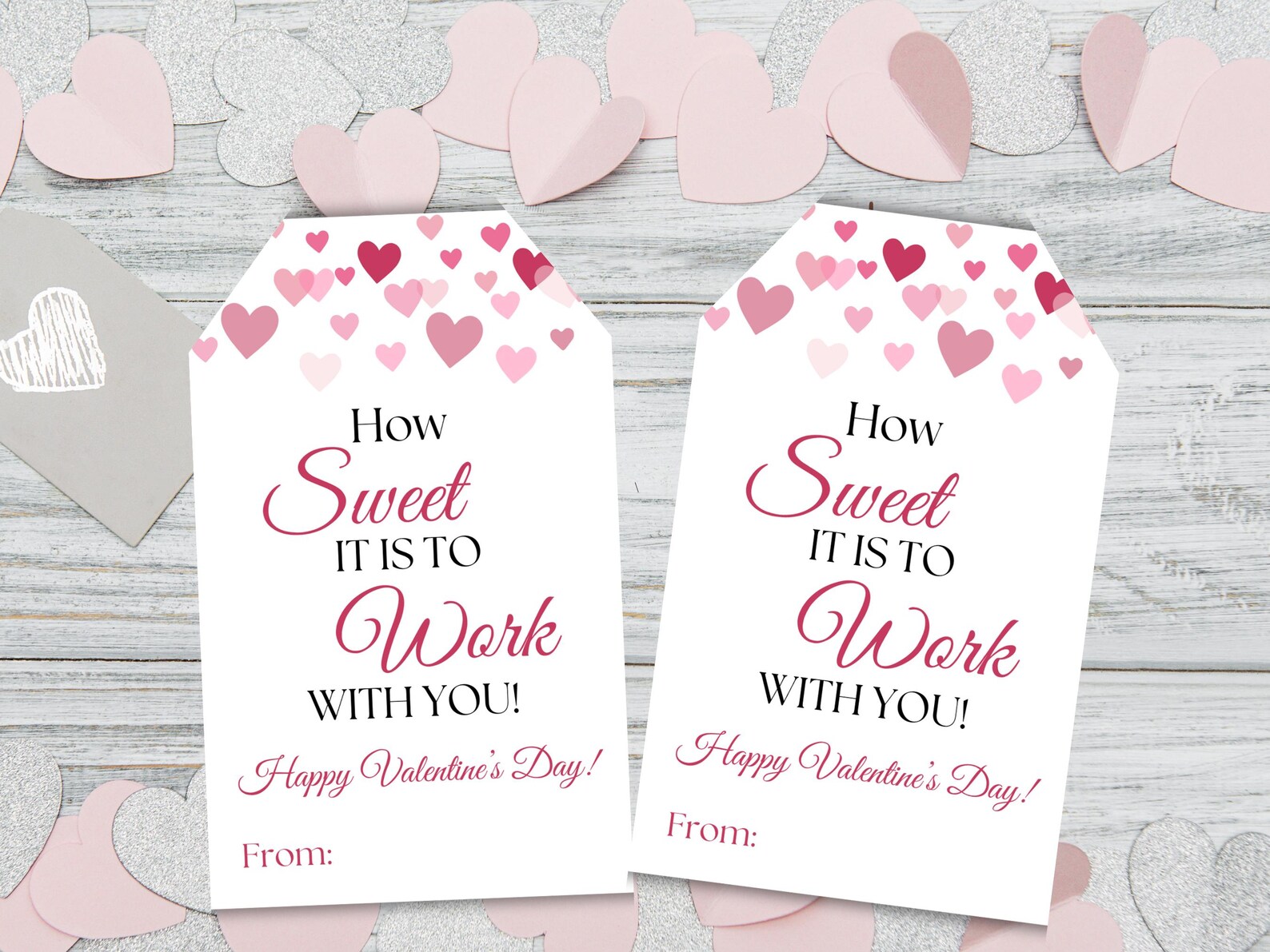 Coworker Valentine's Day Gift Tags - Printable for Sweets - Staff ...