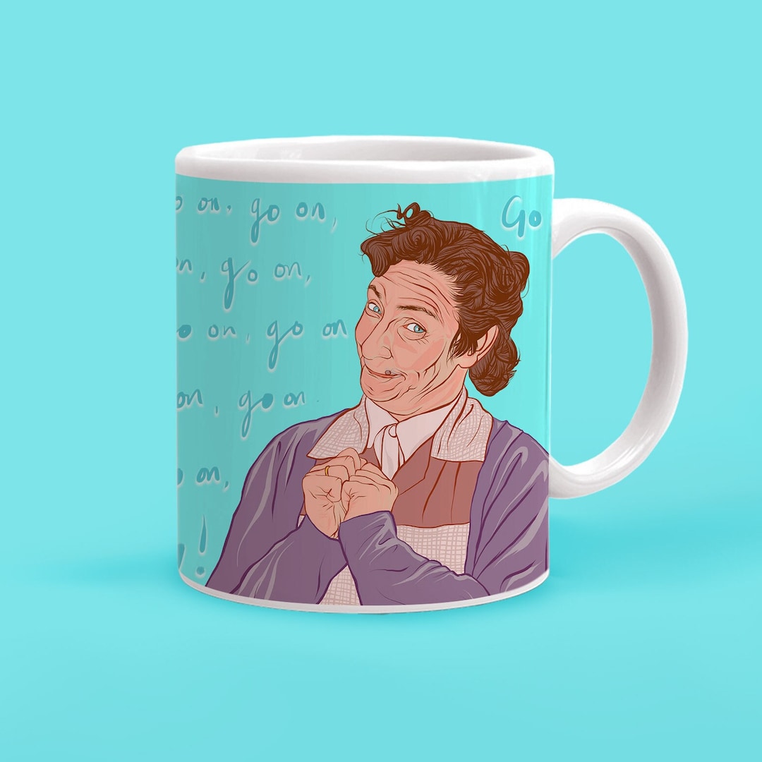 Funny Mrs Doyle Ceramic Mug - Go On, Go On, Go On! - Inspired by Iconic ...