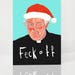 Father Jack Christmas Card A6 Greetings Card Christmas Card Rude Father ...