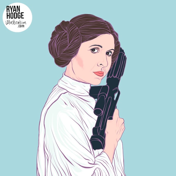 Princess Leia Fan Art - Etsy