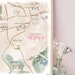 Personalised Map Illustration // Custom Map Choose Your - Etsy