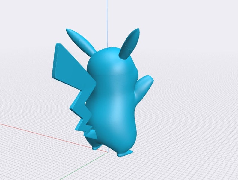 Pikachu STL Model - Digital Article - Etsy