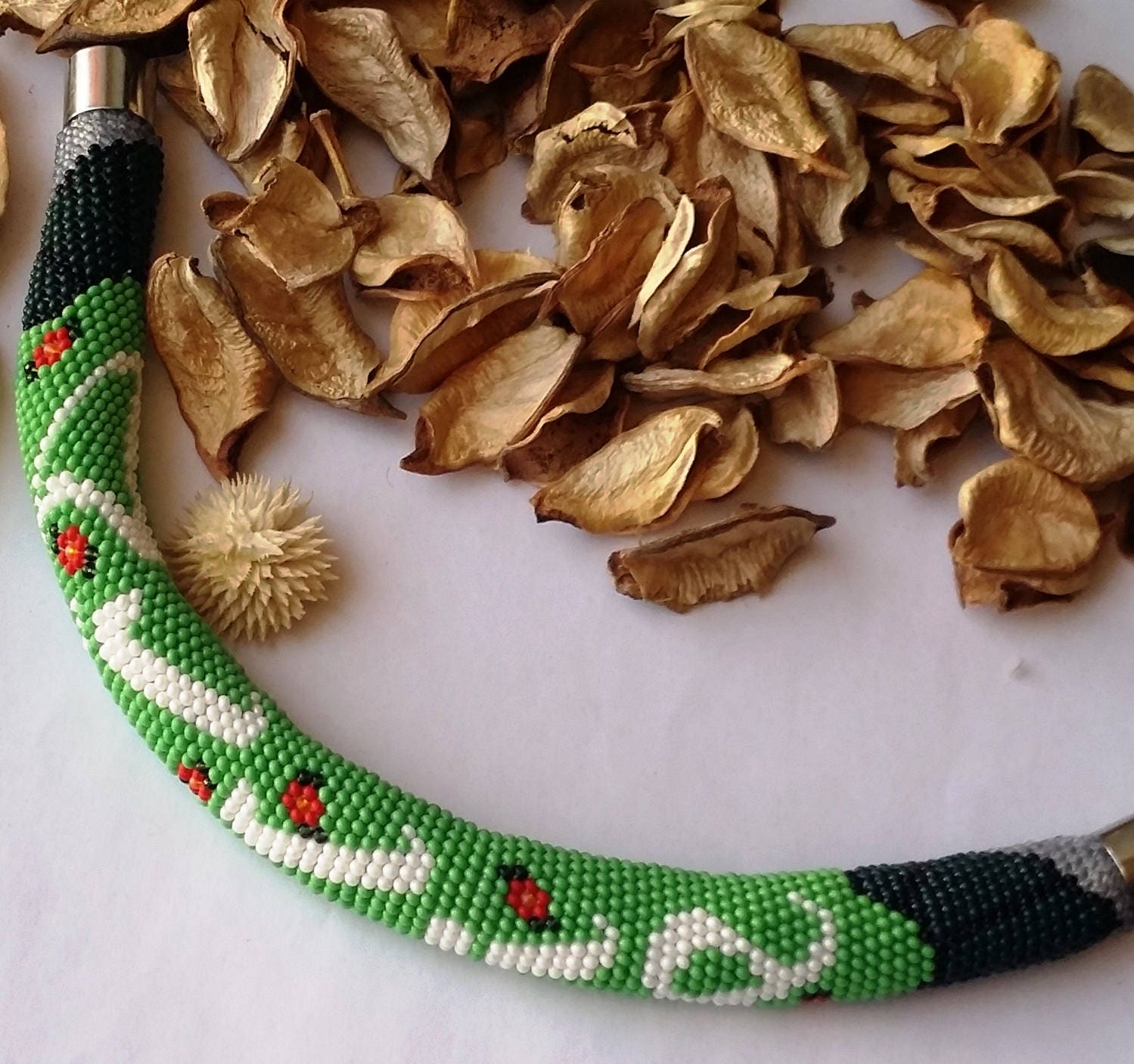 PDF Pattern for Bead Crochet Rope Bracelet-seed Bead Crochet Rope ...