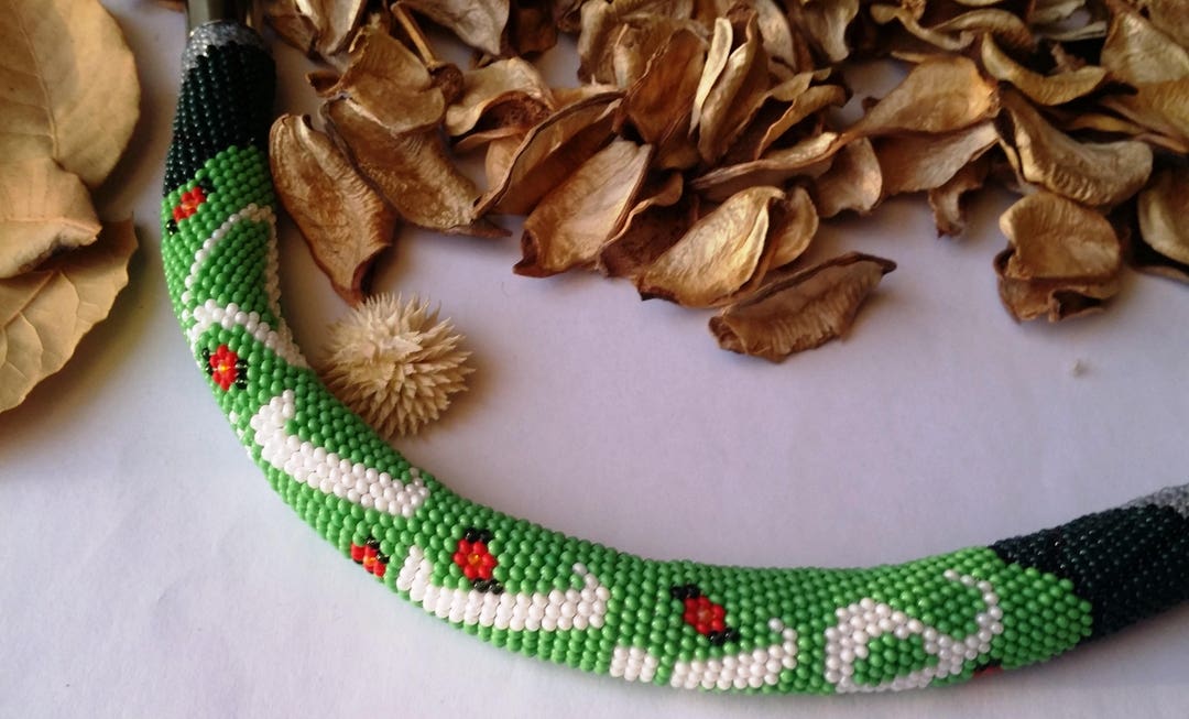 PDF Pattern for Bead Crochet Rope Bracelet-seed Bead Crochet Rope ...