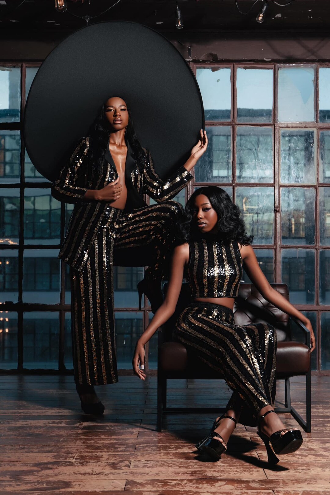 Giant Black High Fashion Couture Hat 42 Inches Across. Wide Brimmed Hat ...