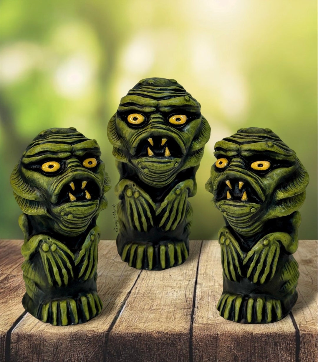 Creature From the Black Lagoon Hand Painted Hand Sculpted Figurine - Etsy