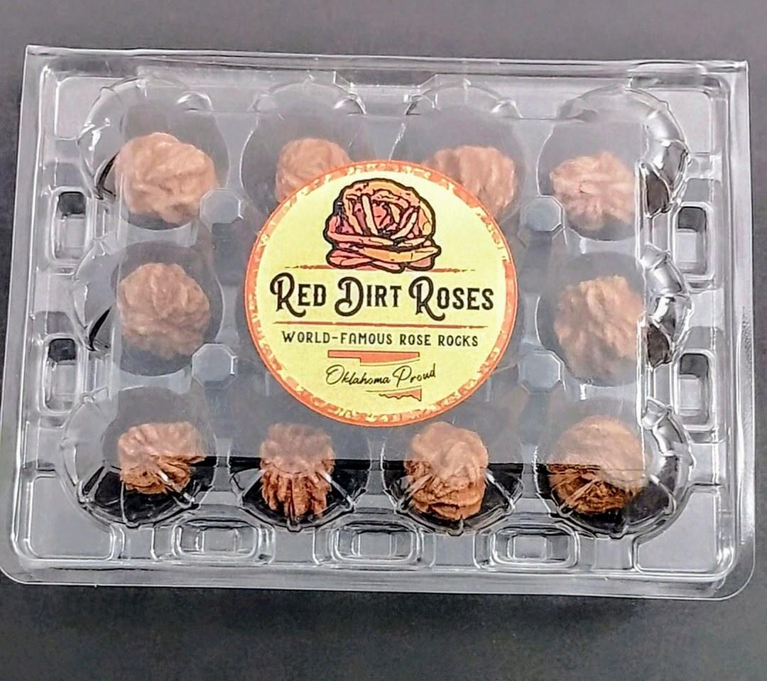 Oklahoma Barite Rose Rocks: Carton of One Dozen "b" Rosette Minerals - Etsy
