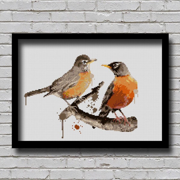 Robin Pattern - Etsy